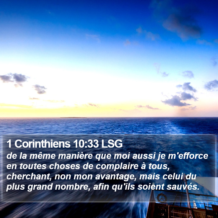 1 Corinthiens 10 Bible Images - 1 Corinthiens Chapter 10 LSG Bible ...