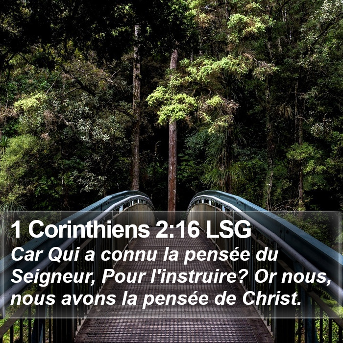 1 Corinthiens 2 Bible Images - 1 Corinthiens Chapter 2 LSG Bible Verse ...