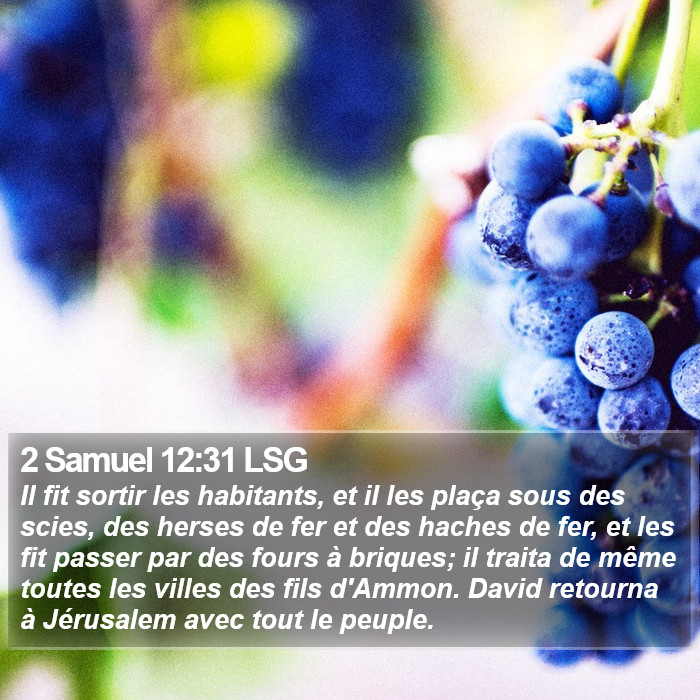 2 Samuel 12 Bible Images - 2 Samuel Chapter 12 LSG Bible Verse Pictures