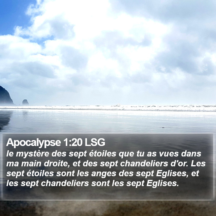Apocalypse 1 Bible Images - Apocalypse Chapter 1 LSG Bible Verse Pictures