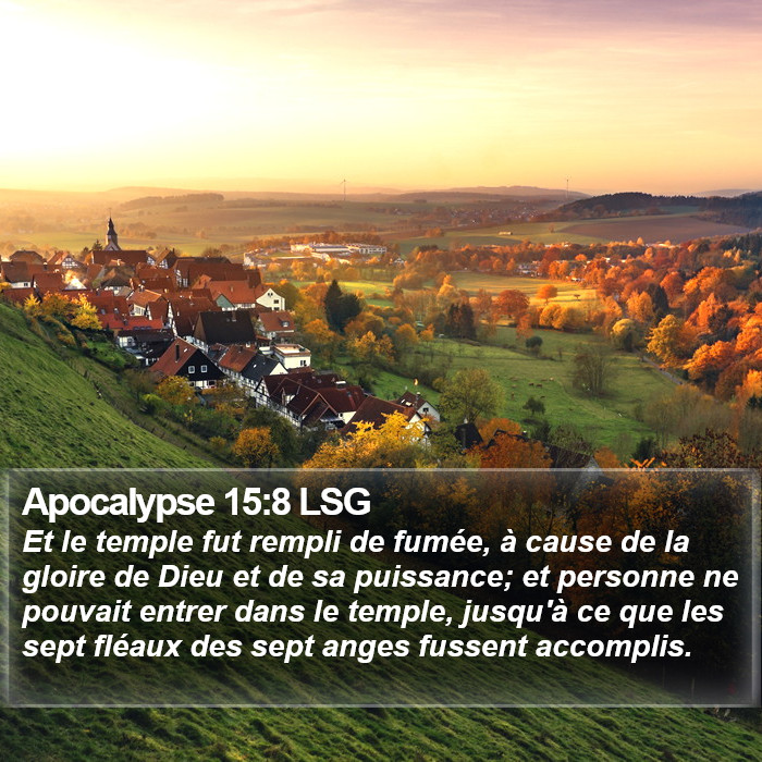 Apocalypse 15 Bible Images - Apocalypse Chapter 15 LSG Bible Verse Pictures