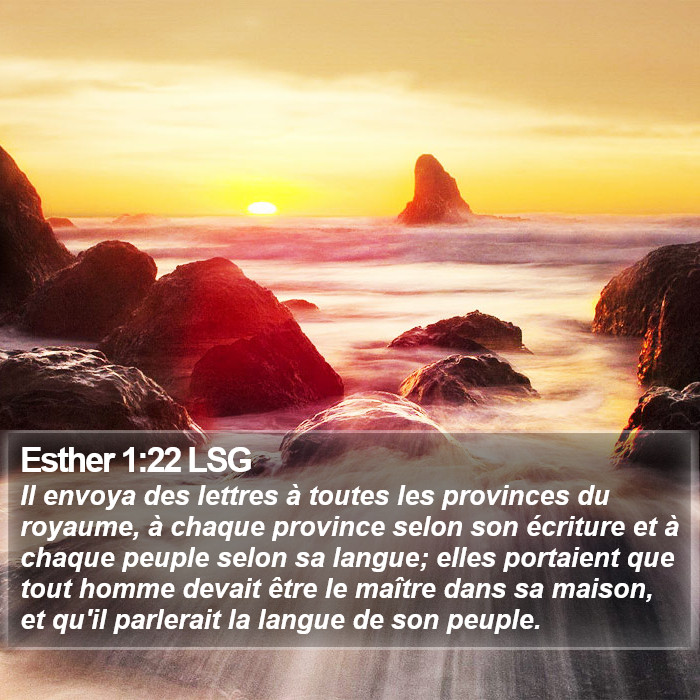 Esther 1 Bible Images - Esther Chapter 1 LSG Bible Verse Pictures