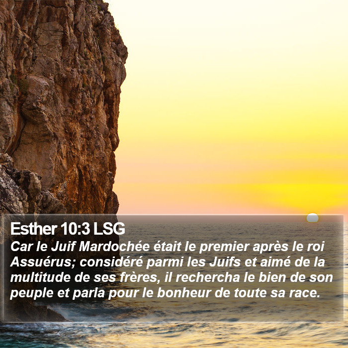 Esther 10 Bible Images - Esther Chapter 10 LSG Bible Verse Pictures