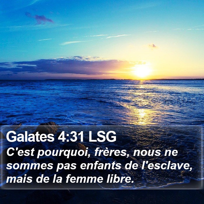 Galates 4 Bible Images - Galates Chapter 4 LSG Bible Verse Pictures