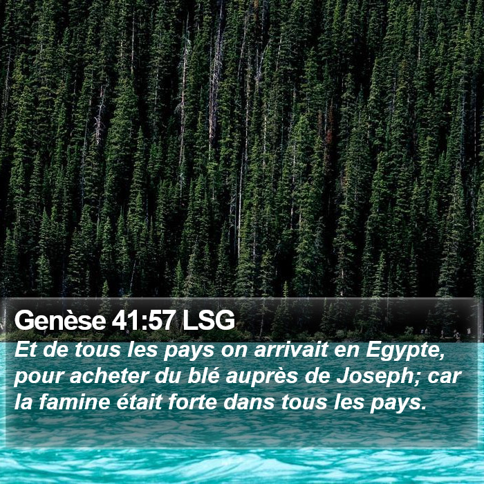 Genèse 41 Bible Images - Genèse Chapter 41 LSG Bible Verse Pictures