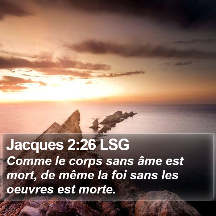 Jacques 2 Bible Images - Jacques Chapter 2 LSG Bible Verse Pictures