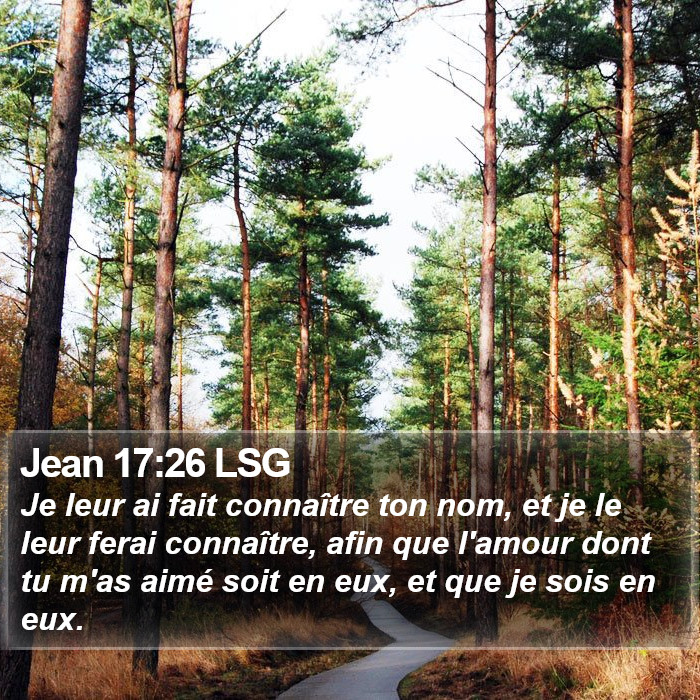 Jean 17 Bible Images - Jean Chapter 17 LSG Bible Verse Pictures