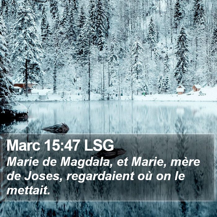 Marc 15 Bible Images - Marc Chapter 15 LSG Bible Verse Pictures