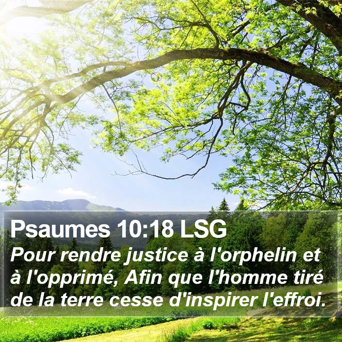 Psaumes 10 Bible Images - Psaumes Chapter 10 LSG Bible Verse Pictures