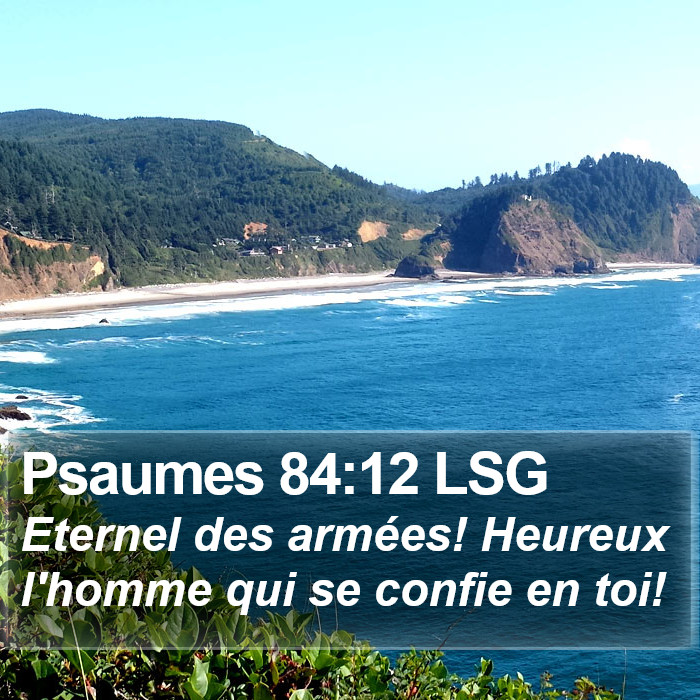 Psaumes 84 Bible Images - Psaumes Chapter 84 LSG Bible Verse Pictures